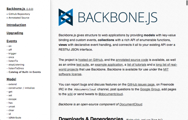 Backbone.js入門: 初学者の為のロードマップ | mawatari.jp